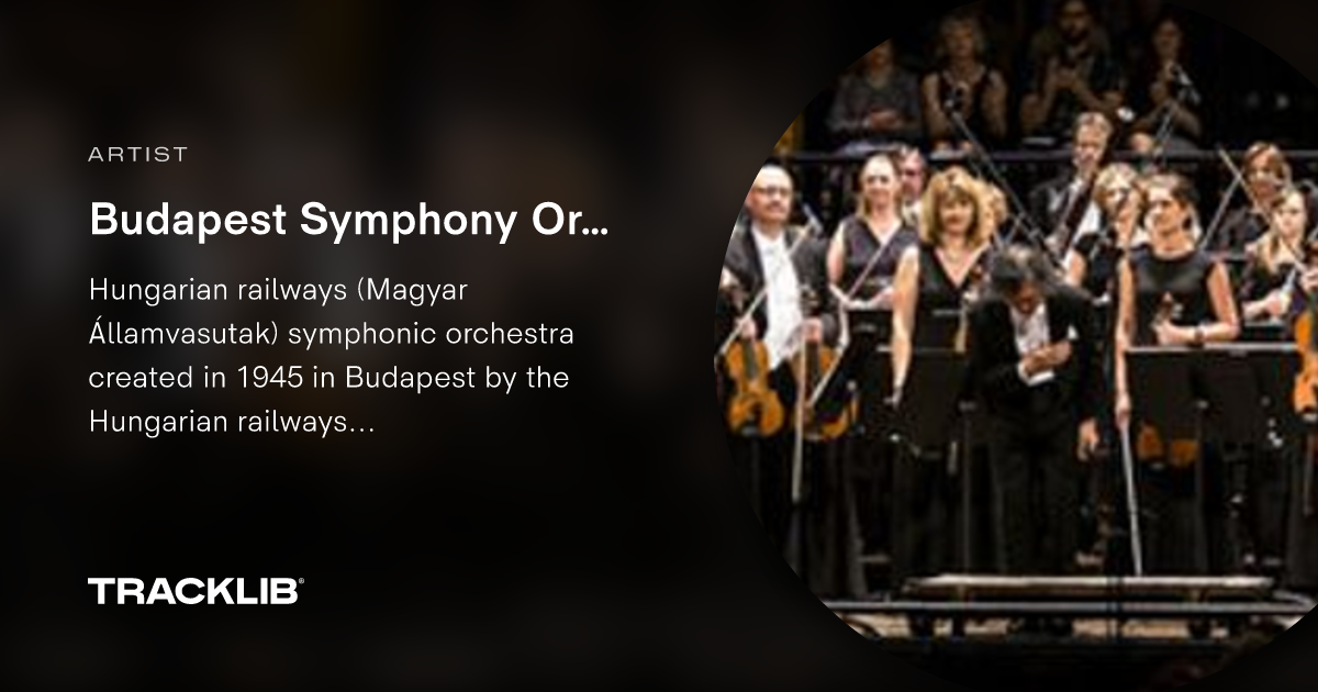 Budapest Symphony Orchestra MÁV | TRACKLIB.COM