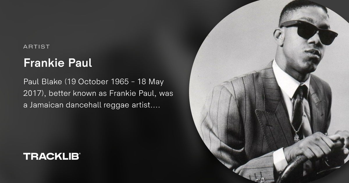 Frankie Paul | TRACKLIB.COM