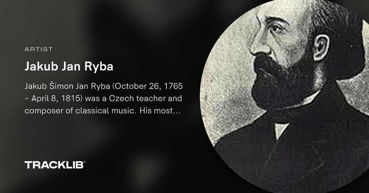 Jakub Jan Ryba | TRACKLIB.COM