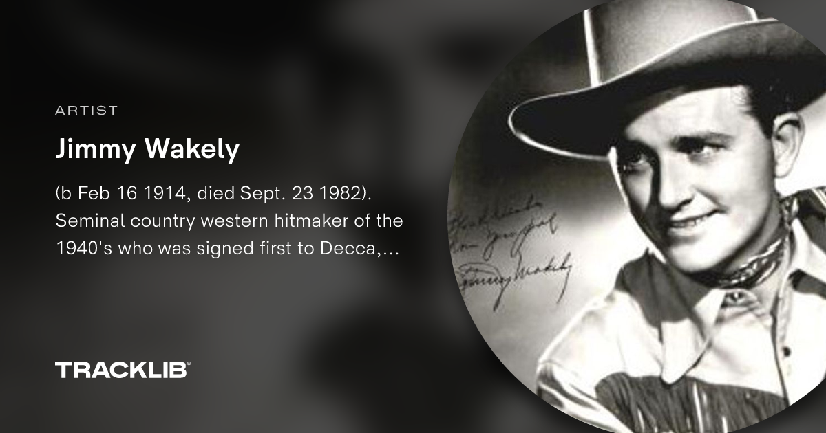Jimmy Wakely | TRACKLIB.COM