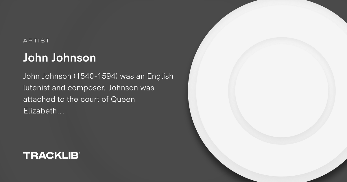 John Johnson | Tracklib.com