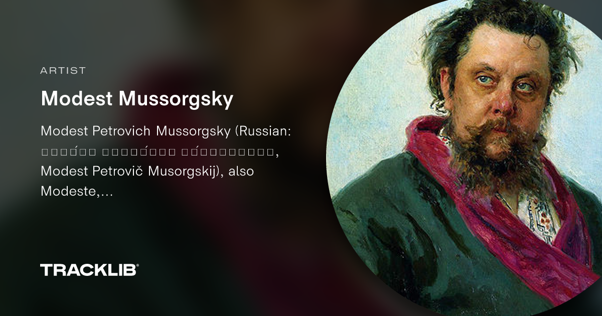 Modest Mussorgsky | TRACKLIB.COM