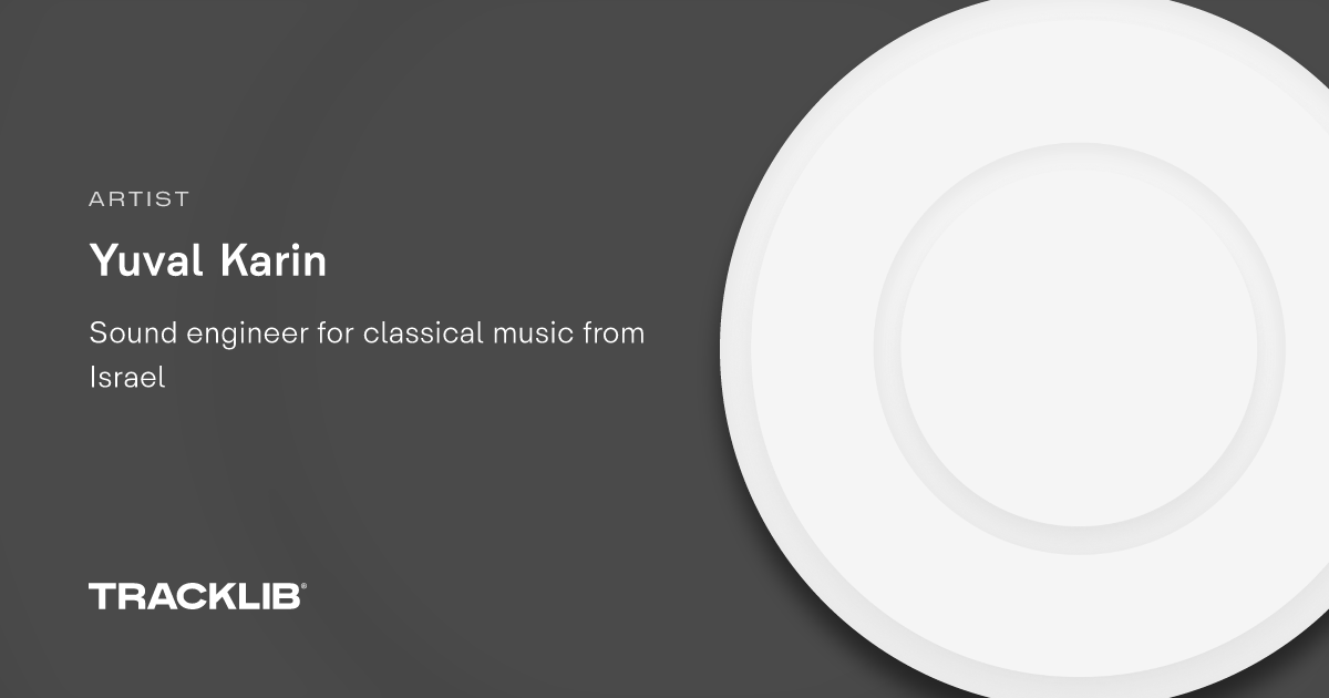 Yuval Karin | Tracklib.com