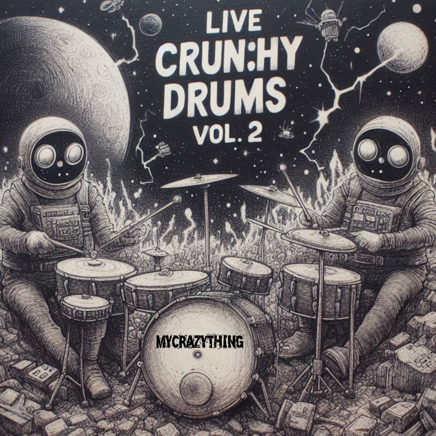 Live Crunchy Drums Vol. 2 by Mycrazything Sounds | TRACKLIB.COM