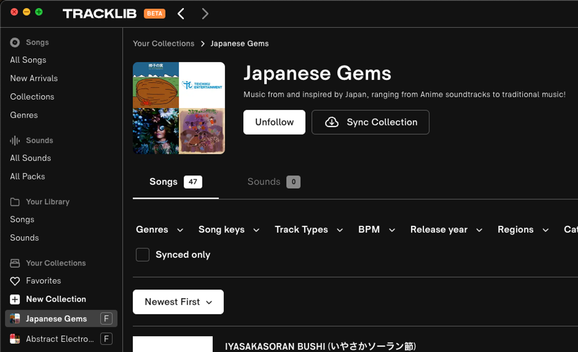 Release Notes | Tracklib