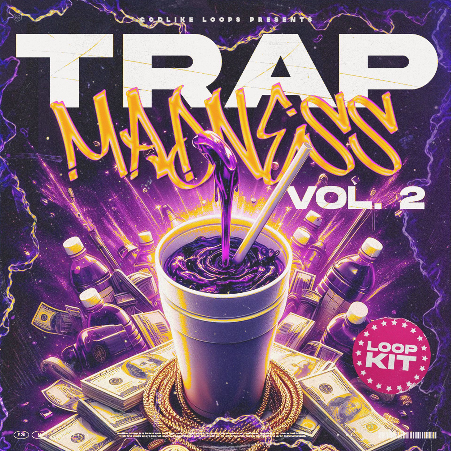 Trap Madness Volume 2 - Trap Loop Kit by Godlike Loops | TRACKLIB.COM