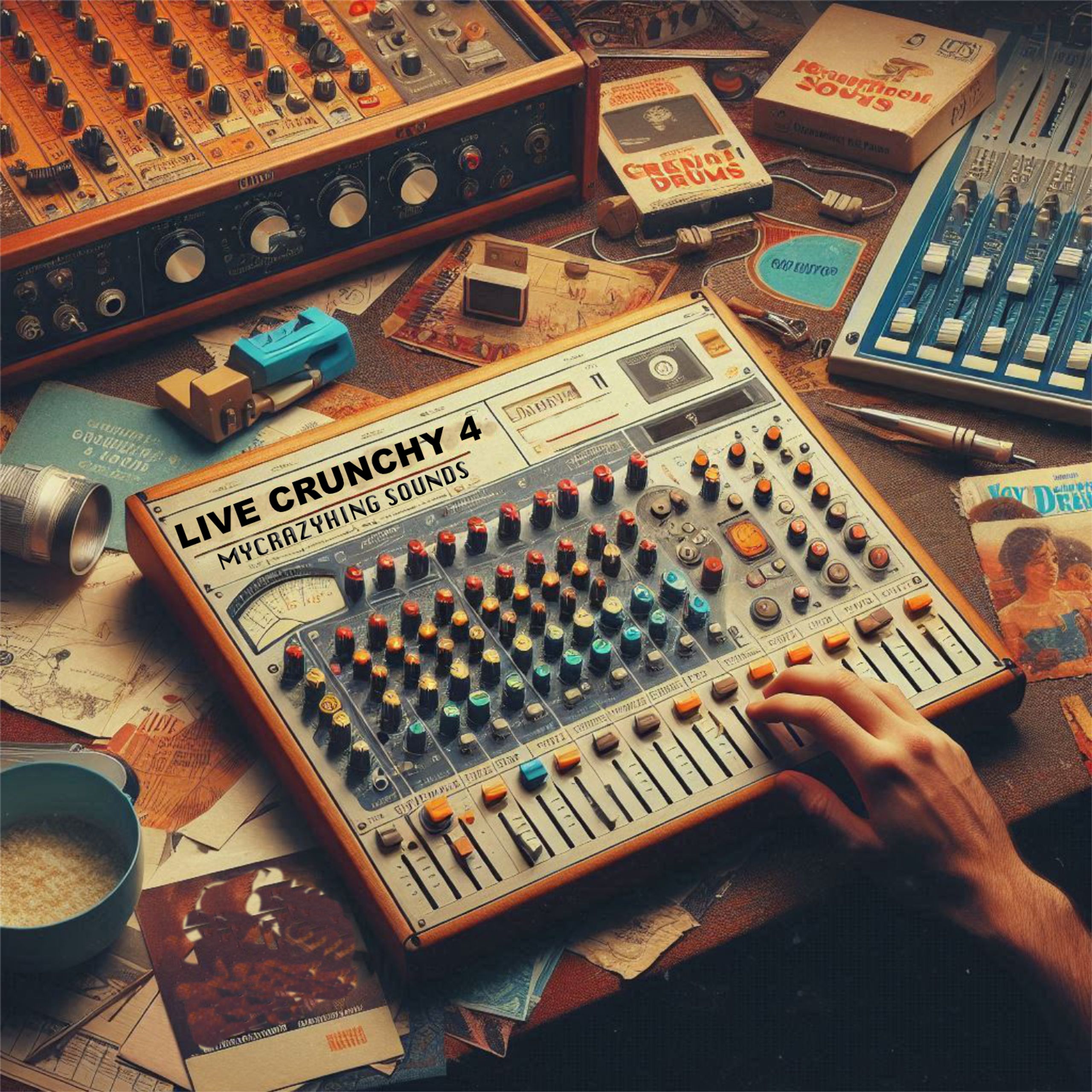 Live Crunchy Drums Vol.4 by Mycrazything Sounds | TRACKLIB.COM