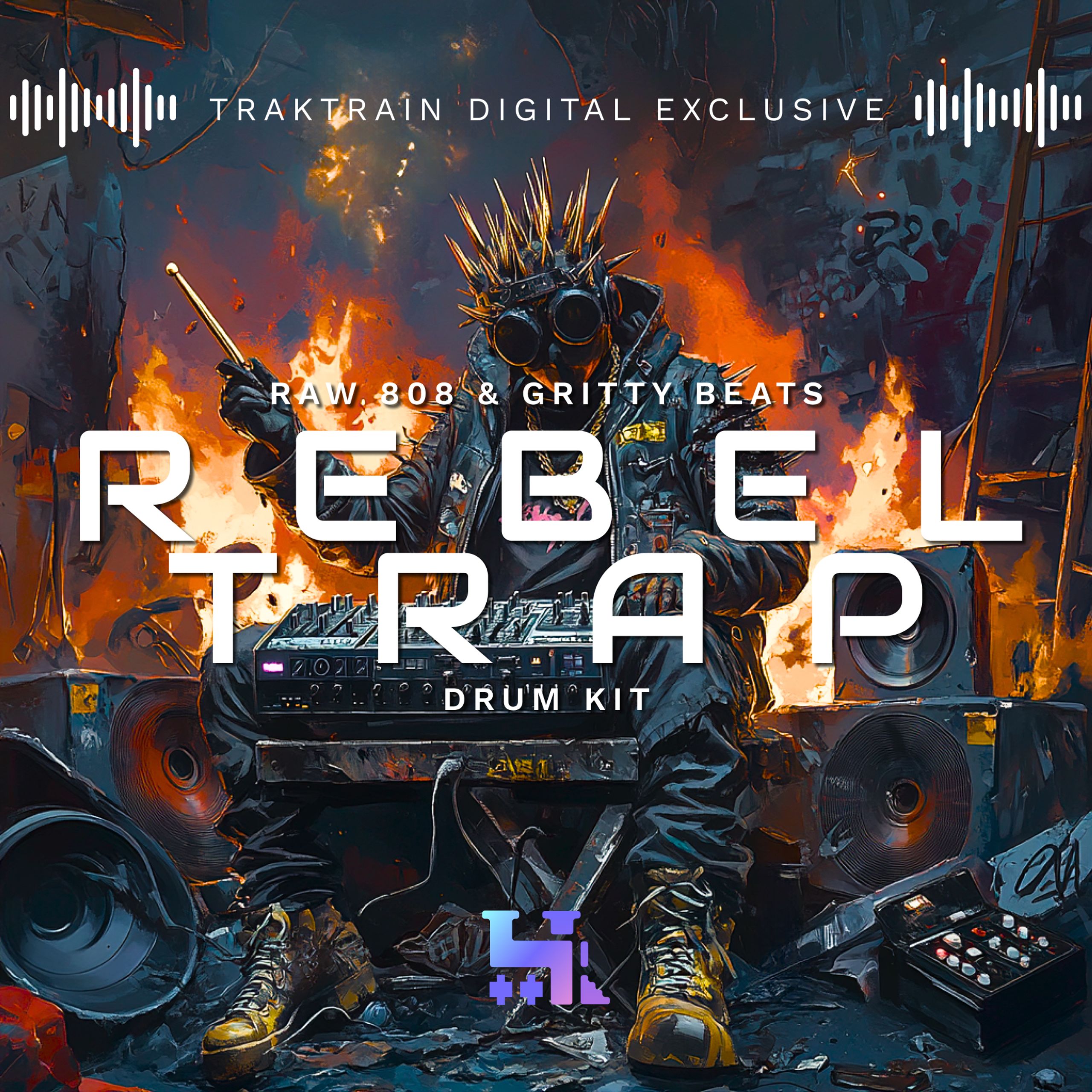 Rebel Trap Drum Kit: Raw 808 & Gritty Beats by Traktrain | TRACKLIB.COM